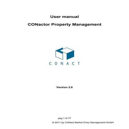 property management Software & Manual- english | PDF