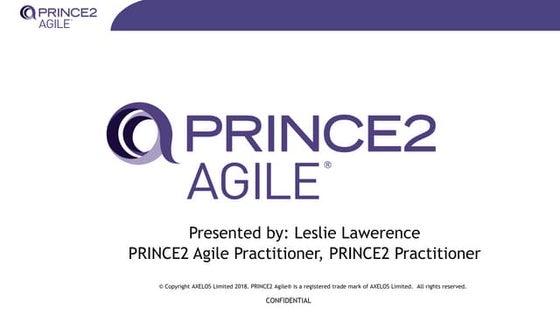 PRINCE2 and Agile | PPT