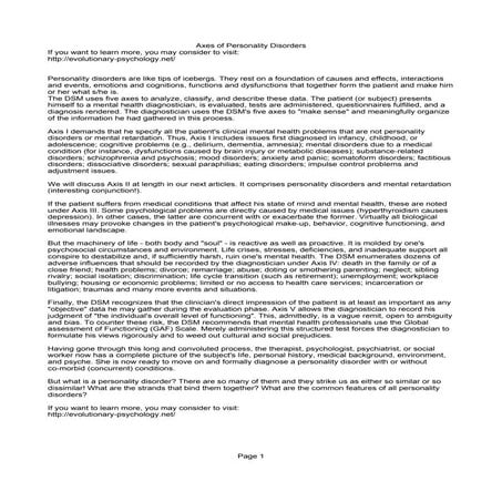 Axis diagnoses | PPTX