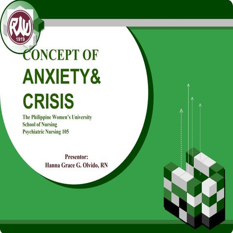 CONCEPT OF ANXIETY AND CRISIS | PPTX