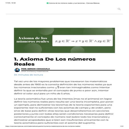 Axioma de los números reales y sus teoremas.pdf
