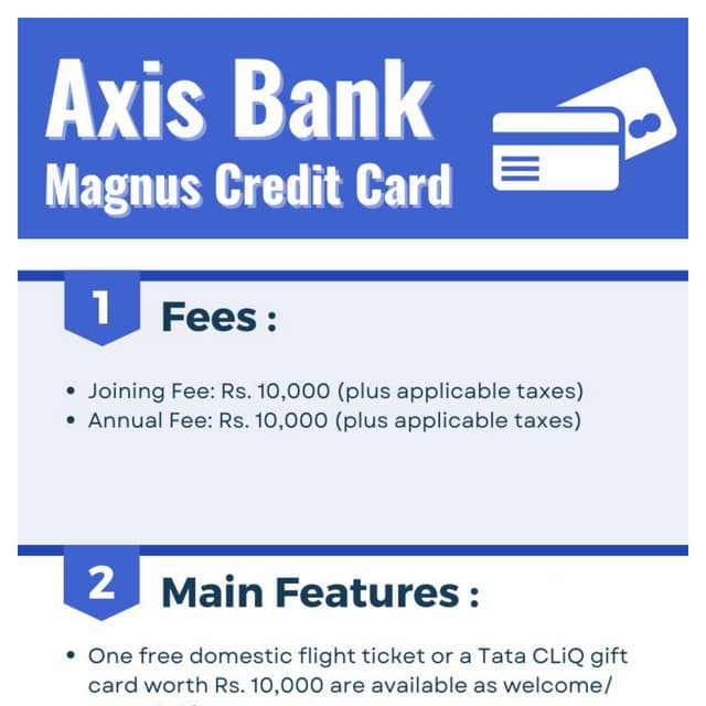 Axis Bank Magnus Credit Card | PDF