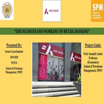 Axis bank retail banking | PPTX | Life Insurance | Insurance
