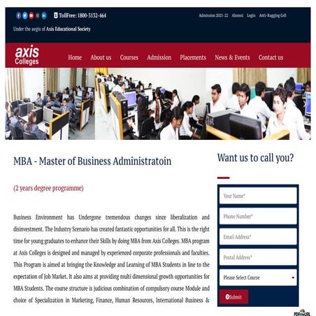 Join Best Institute for MBA Course | Uttar Pradesh | Axiscolleges ...