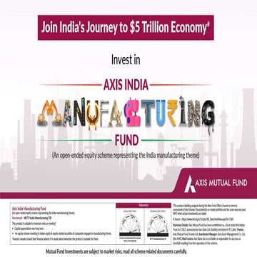 Manufacturing Fund India | PPTX