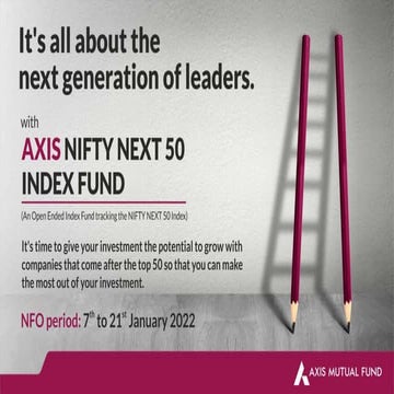 Axis Nifty Next 50 Index Fund NFO PPT | PPTX