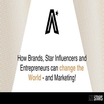 How brands, star influencers and entrepreneurs can change the world ...