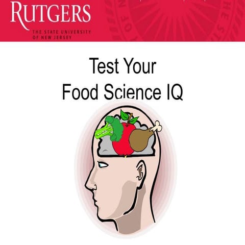 Test Your Food Science IQ | PPTX
