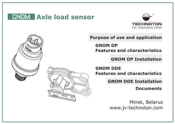 Axle load sensor DP01 | PPT