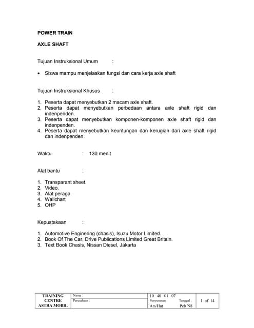 Propeller siswa | PDF