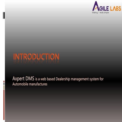 Axpert Dealer Management System | PPSX