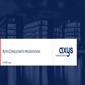 Axys Consultants - AI Lab presentation | PDF