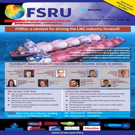 2nd Annual FSRU International 2014 Summit - LNG Floating Storage ...