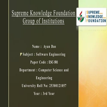 Software Engineering Pptx Free Download