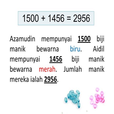 Ayat matematik tambah | PPTX