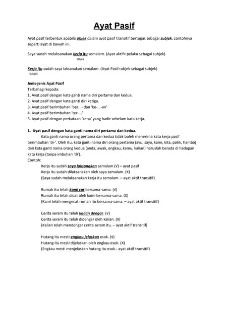 Susunan ayat biasa dan susunan ayat songsang | DOCX