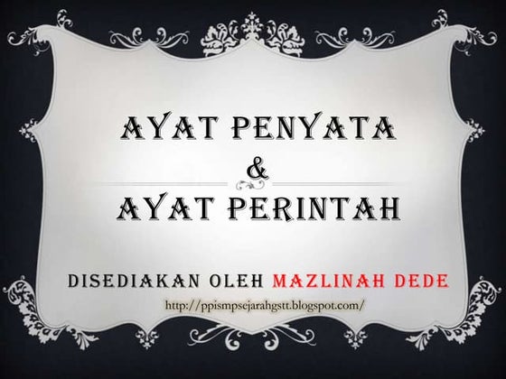 Jenis-Jenis Ayat | PPTX