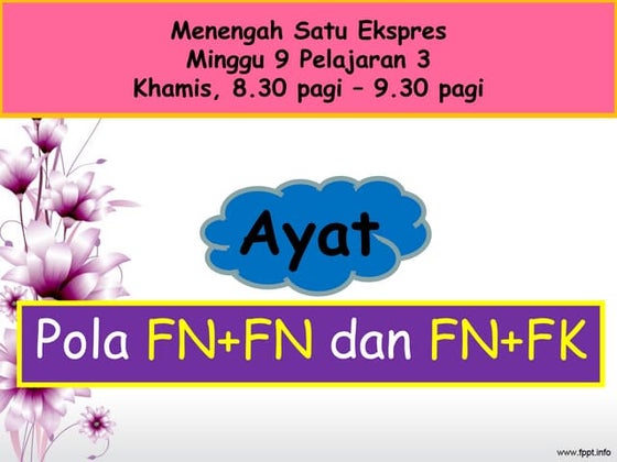 Nota Pola ayat | PDF