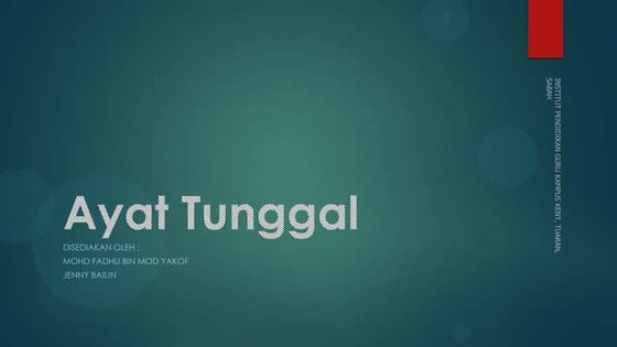 Susunan ayat biasa dan susunan ayat songsang | DOCX