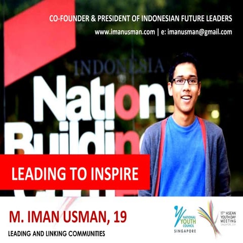 Leading to Inspire - Profile Iman Usman | PPT