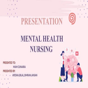 It is a title about emotions and mental health nursing | PPTX