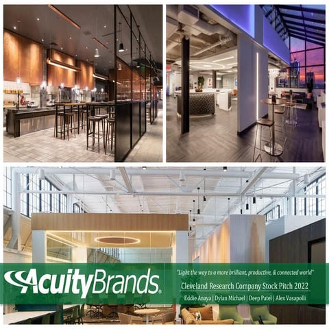 Cleveland Research Company Stock Pitch - Acuity Brands | PDF