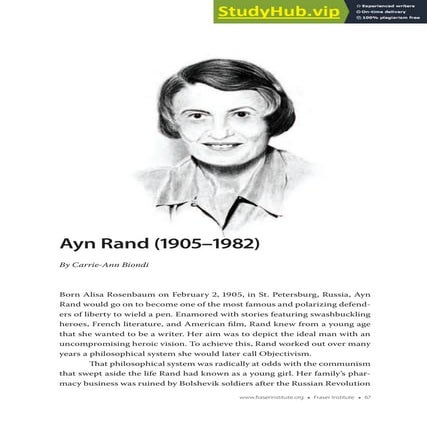 Ayn Rand | PDF