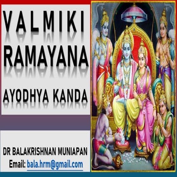Valmiki Ramayana Online Class - Ayodhya Kanda Session 11 | PDF