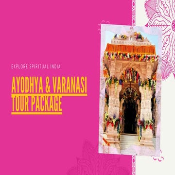 Ayodhya & Varanasi Tour Package by Prabhu Darshan Yatra | PPT
