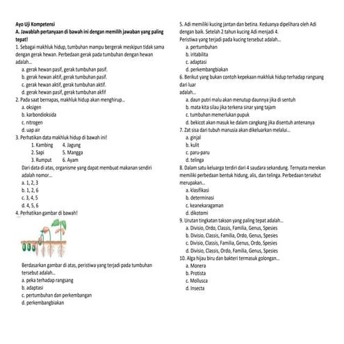 Uji Kompetensi Klasifikasi Mahluk H.docx