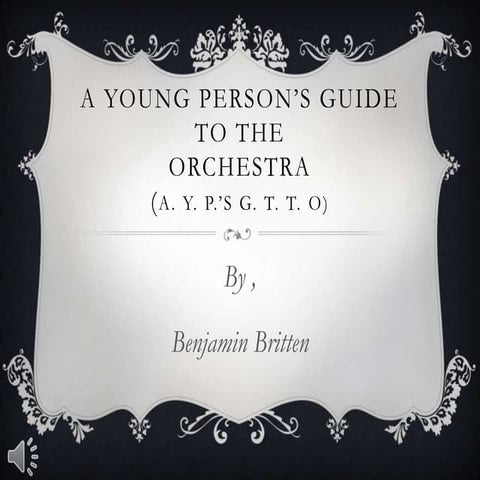A young person’s guide to the orchestra | PPTX | Classical Music | Music
