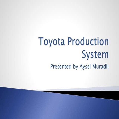 Toyota Production System (broad) | PPTX