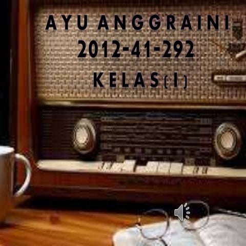 Ayu anggraini i-radio medan | PPTX