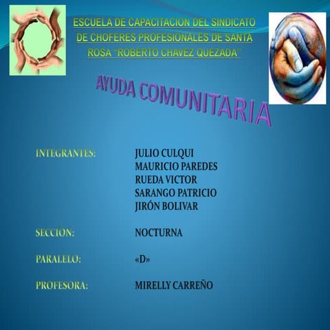 Ayuda comunitaria | PPTX