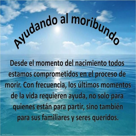 Ayudando al moribundo | PPTX