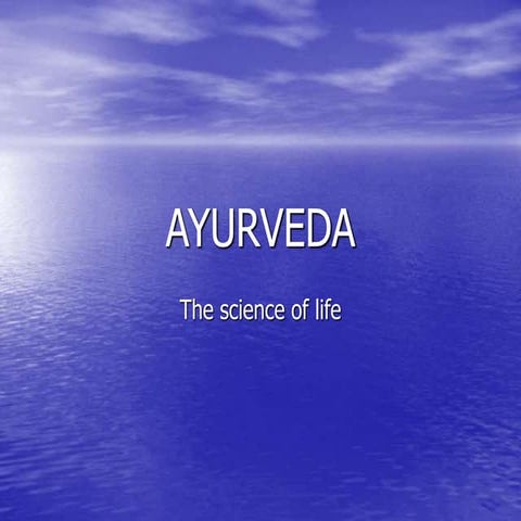 ayurveda-introduction.ppt