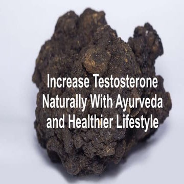 Maintain Testosterone Level Naturally With Ayurveda and Healthier ...