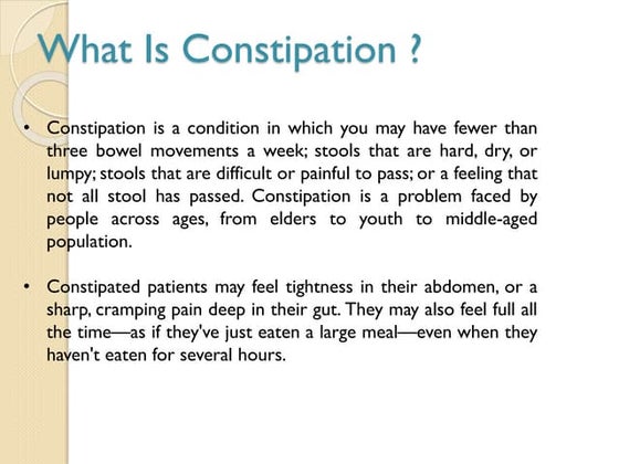 Constipation ayurvedic medicine India.pptx