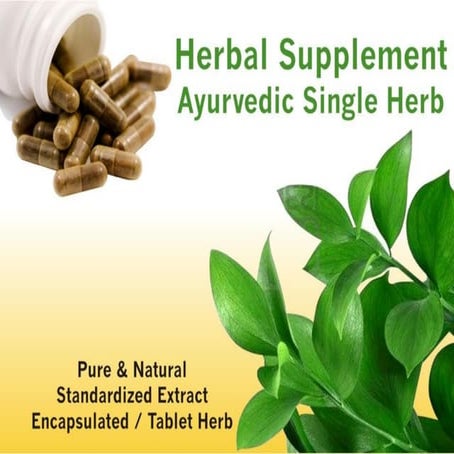 Ayurvedic single herb | PPT
