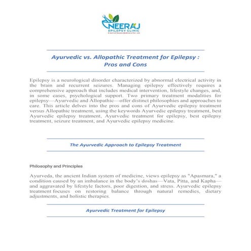 Ayurvedic vs. Allopathic Treatment for Epilepsy.pdf