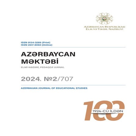 Azerbaijan Journal of Educational Studies, issue 2 , volume 707, 2024 | PDF