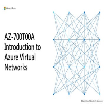 AZ700 Presentation02 - Official MS Presentation | PDF