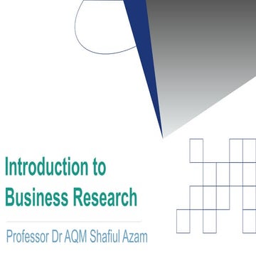AZAM 1 Business Research_Intro 10 JAN 26 DIU.pptx