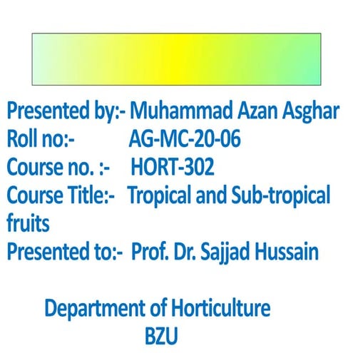 Azan -06 Mango Insect pests and diseases .pptx