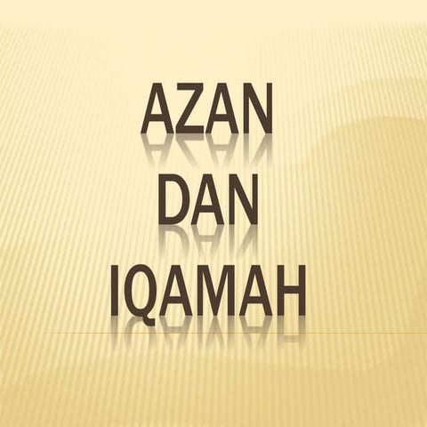 Azan | PPTX
