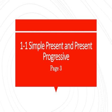 Azar 1 1 simple present and present progressive | PPTX
