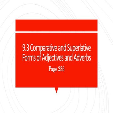 Comparative Adjective Or Adverbs Free Adjectives And Adverbs