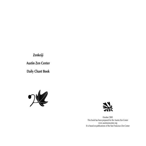 AZC chant book | PDF