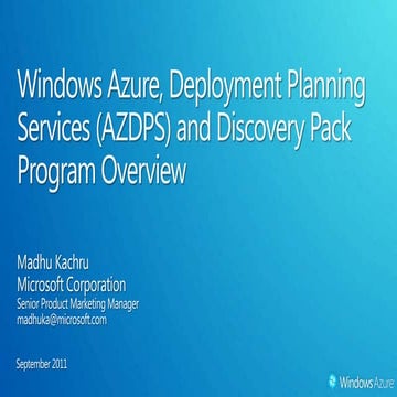 Azdps and dp training video final | PPT