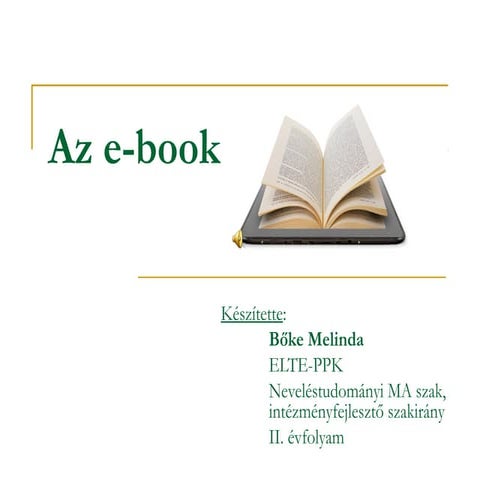 Az e book | PPT
